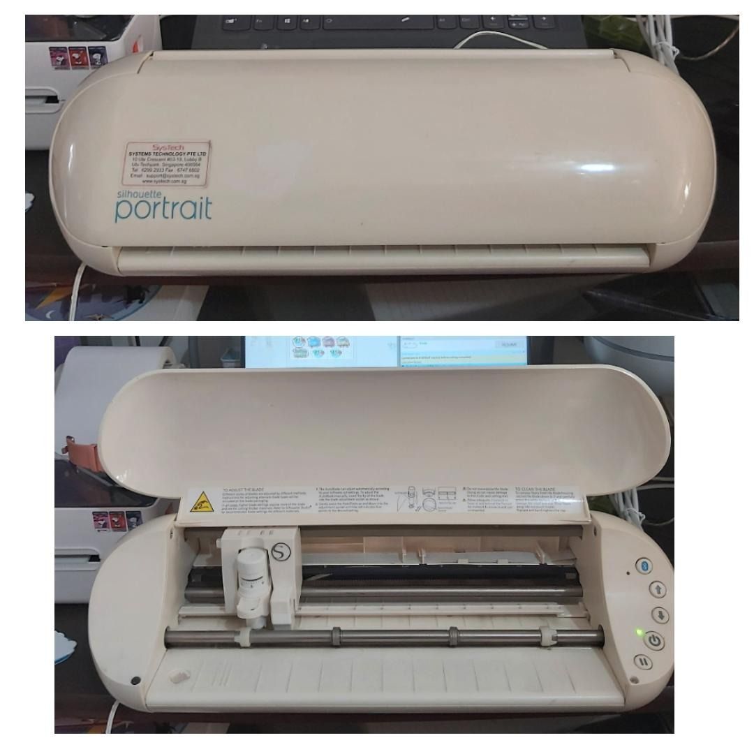 Silhouette Portrait 2 Cutter with cutting mat, Hobbies & Toys ...