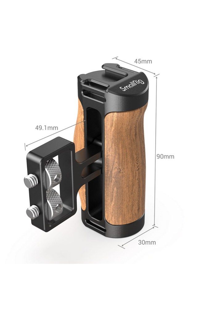 SmallRig Wooden Mini Side Handle, Photography, Photography Accessories ...