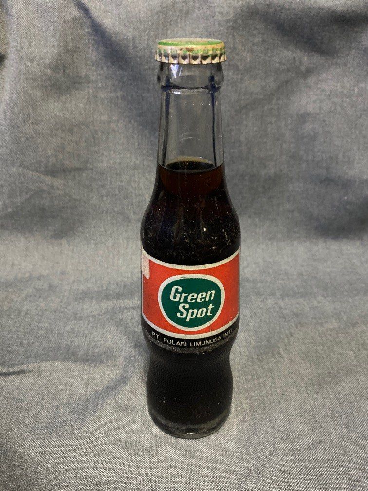 Soft drink green spot unopened bottle, Hobbies & Toys, Memorabilia ...