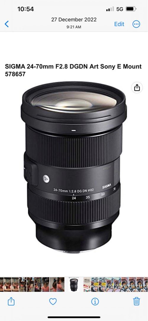 Sony a74 Sony a7iv with sigma art 24-70, Photography, Cameras on Carousell