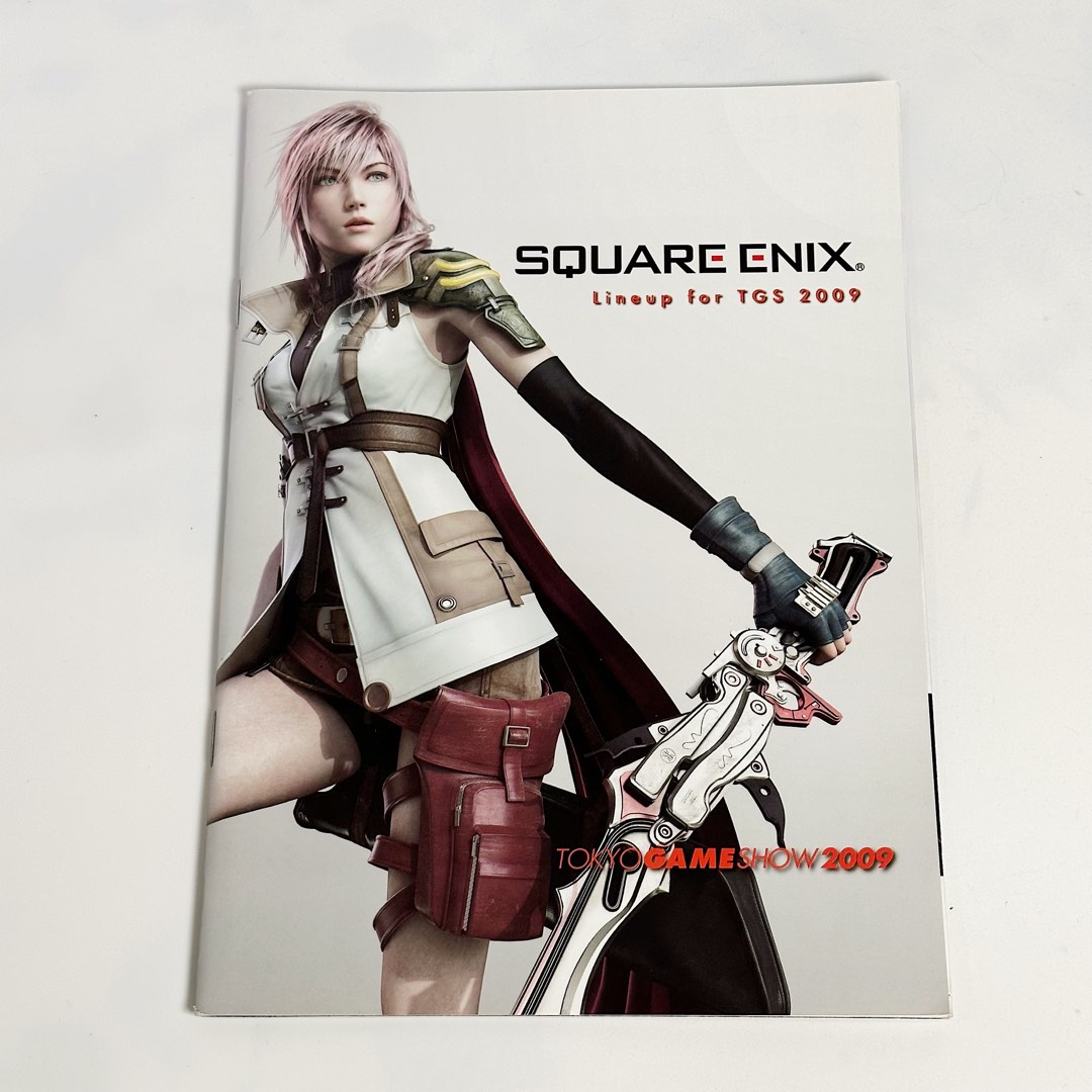 Square Enix Tokyo Game Show TGS 2009 Final Fantasy Lightning Brochure ...