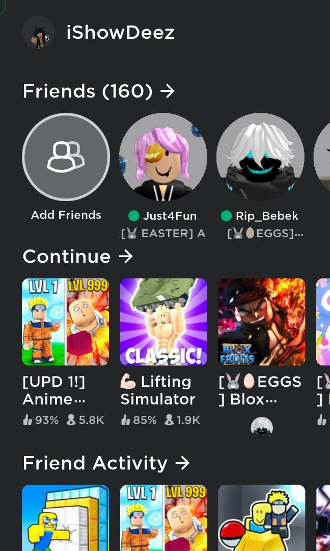 STACKED ROBLOX ACCOUNT, Video Gaming, Video Games, Others on Carousell