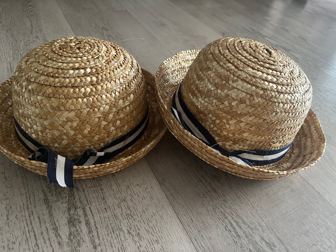 Straw hat, Women's Fashion, Watches & Accessories, Hats & Beanies on ...