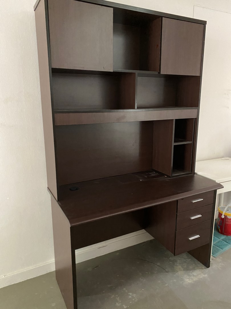 Study Table with Shelves/Compartments, Furniture & Home Living ...