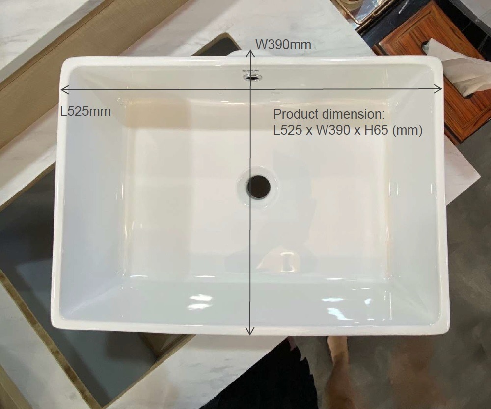 SUPOR bathroom countertop basin (Showroom display set), Furniture ...