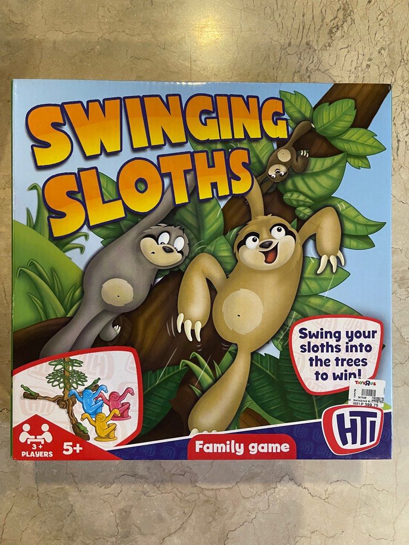 Swinging Sloths Family Game, Hobbies & Toys, Toys & Games on Carousell