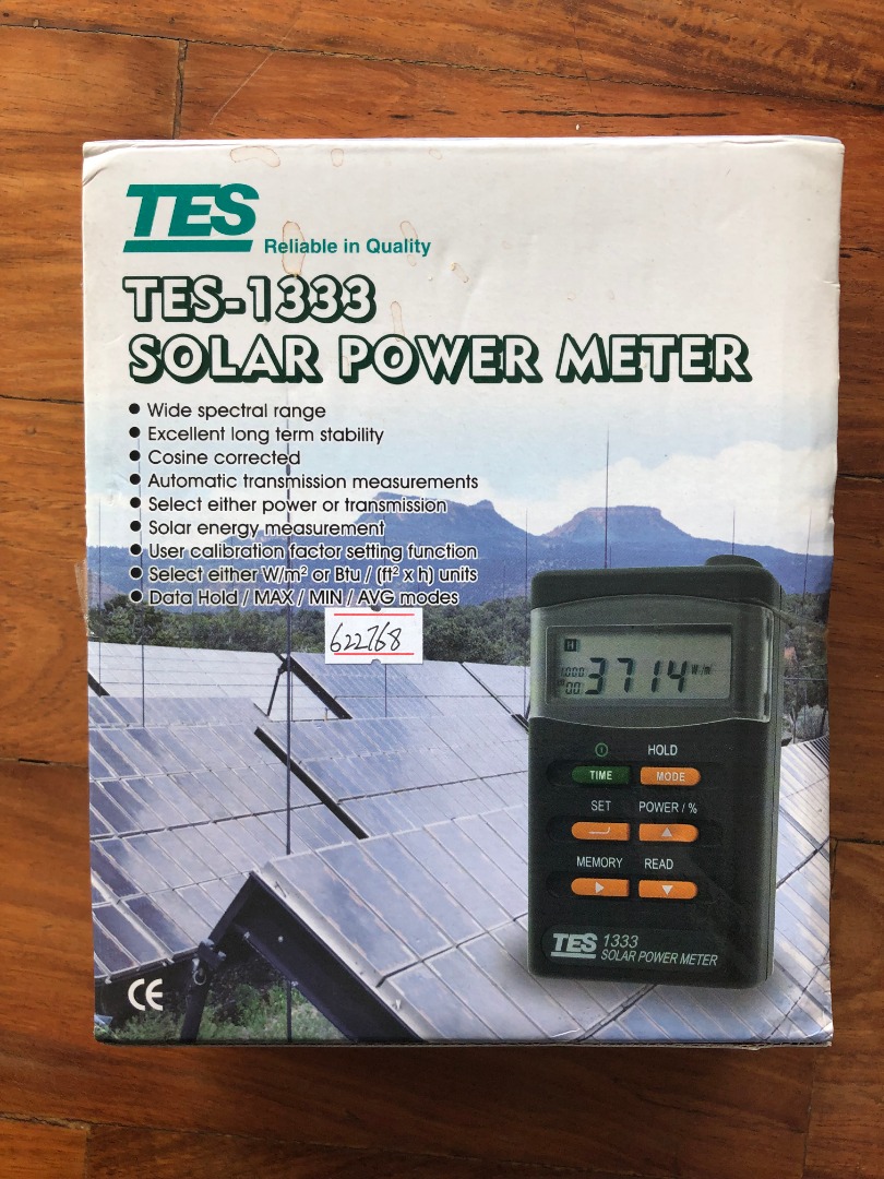 RUSH TES-1333 Solar Power Meter, TV & Home Appliances, Electrical ...