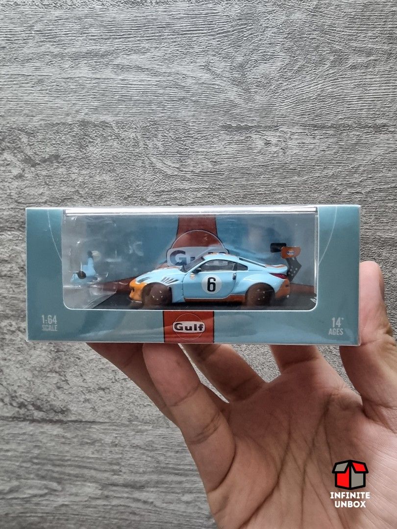 Time Micro - Nissan Fairlady 350Z + Figure (Gulf), Hobbies & Toys, Toys ...