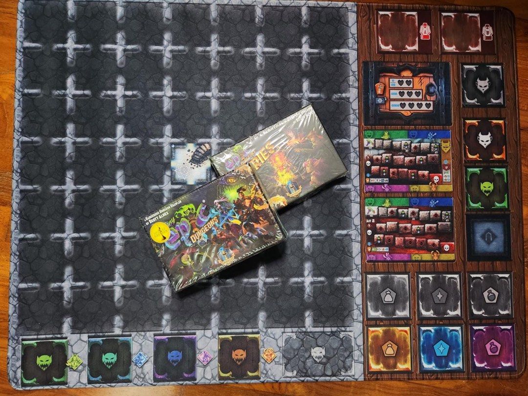 Tiny Epic Dungeons & Stories with playmat, Hobbies & Toys, Toys & Games on Carousell
