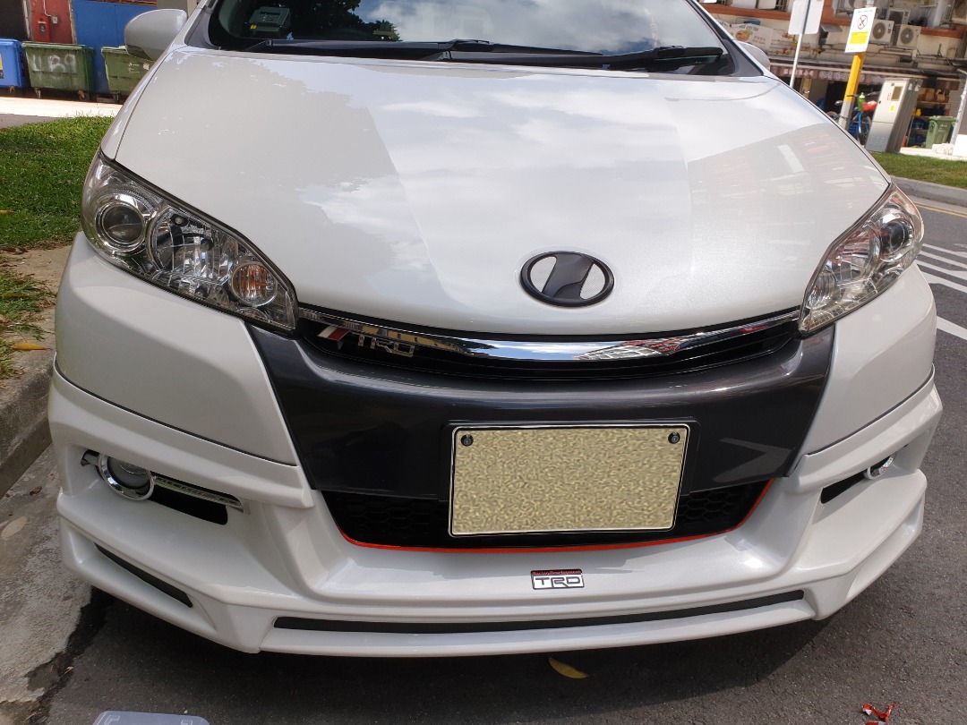 Toyota Wish 1.8A X (COE till 2029) - Red 3M Reflective Tape 2023, Car ...