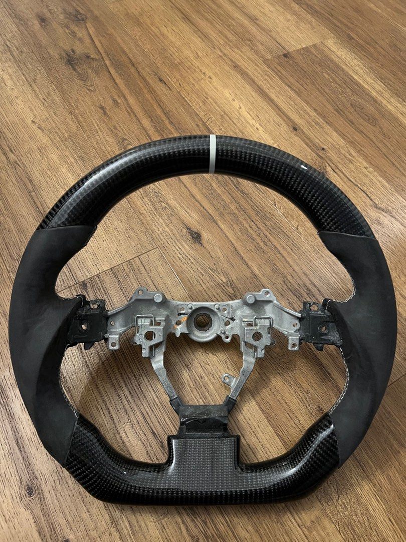 Toyota Wish ZGE20 carbon fiber steering wheel, Car Accessories ...