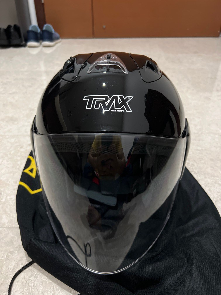 Trax helmet, Motorcycles, Motorcycle Accessories on Carousell