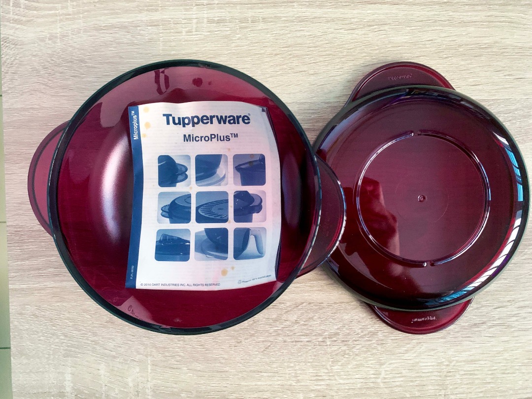 Tupperware MicroPlus Round (1,5L), Furniture & Home Living, Kitchenware ...