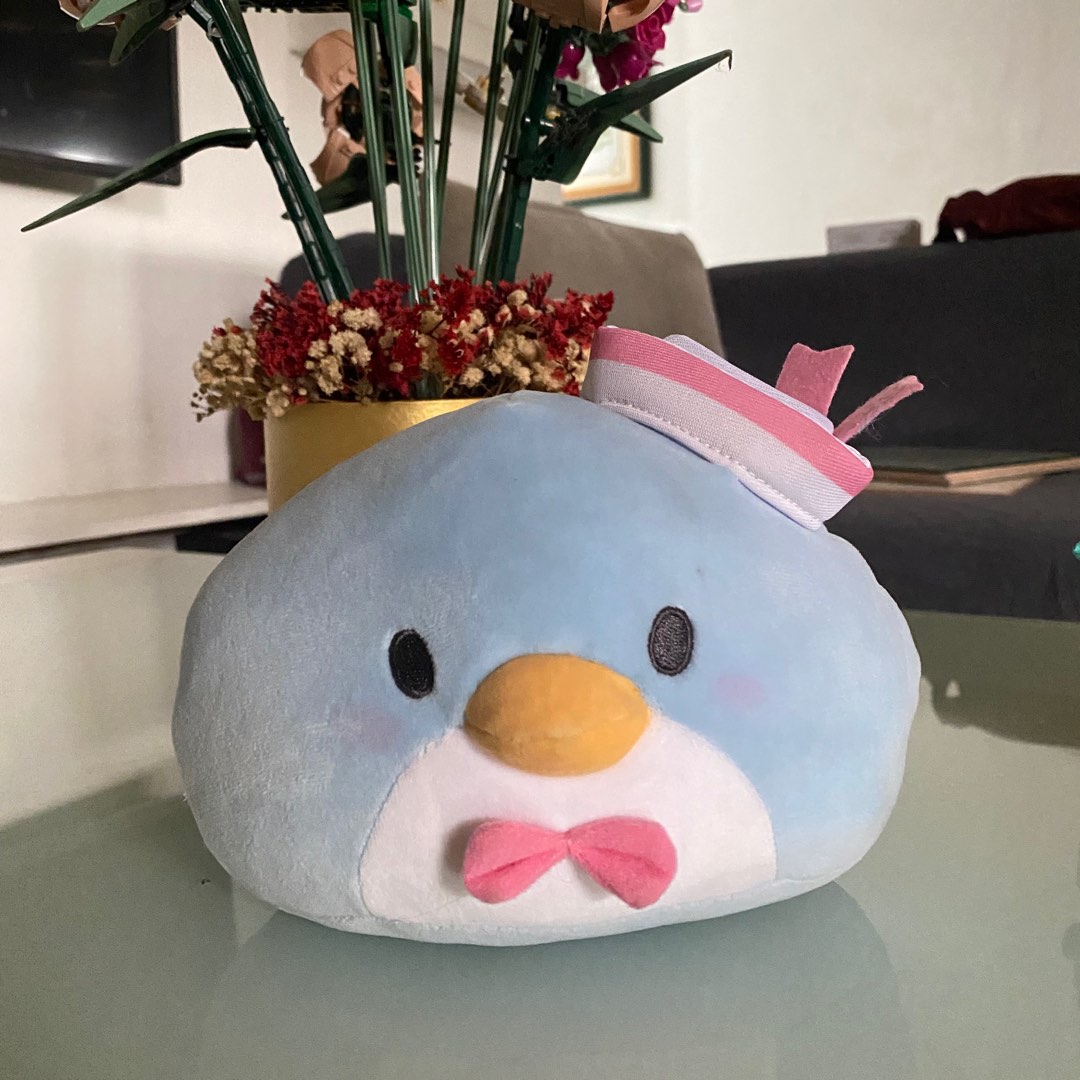 Tuxedo Sam Round Mallow Plush, Hobbies & Toys, Toys & Games on Carousell