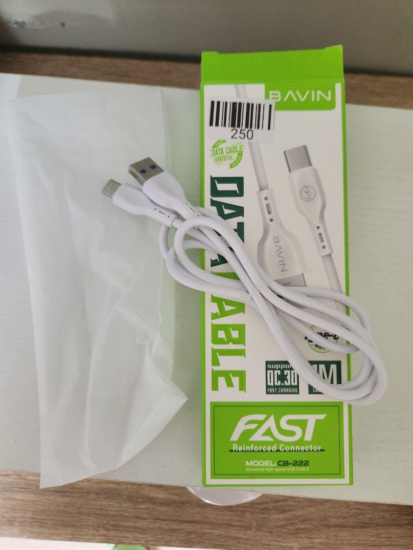 Bavin Type C to USB Cable Brand New With Box , Mobile Phones & Gadgets ...