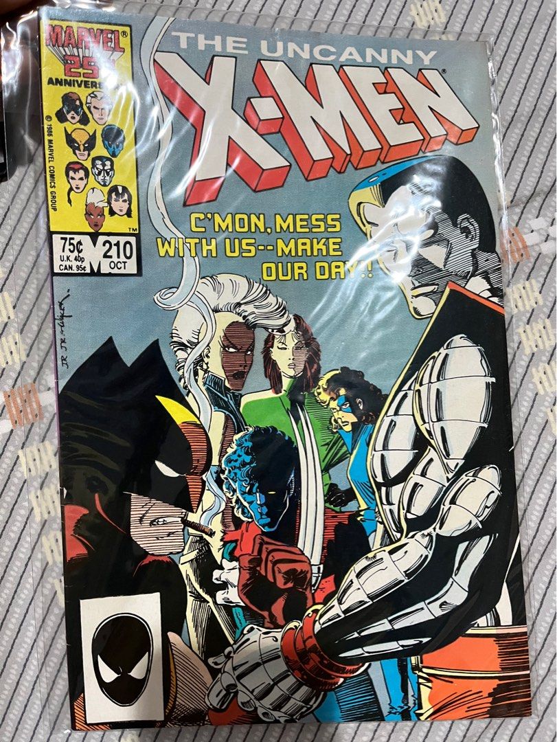 Uncanny X-men #210, Hobbies & Toys, Books & Magazines, Comics & Manga ...