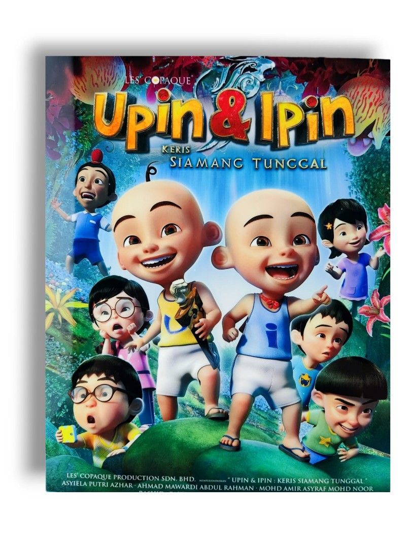 Upin Ipin Cartoon Metal Poster, Hobbies & Toys, Toys & Games on Carousell