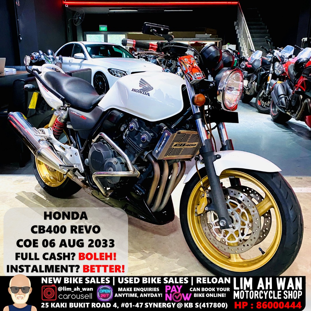 USED Honda CB400 Revo, Motorcycles, Motorcycles for Sale, Class 2A on Carousell