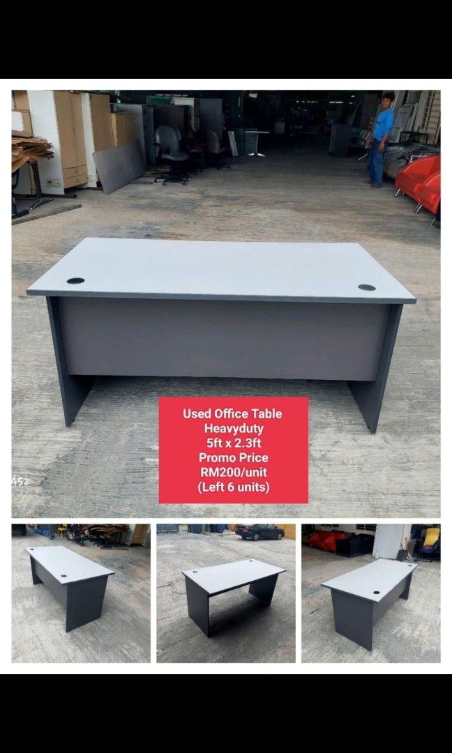 Used Office Table SALE !, Furniture & Home Living, Furniture, Tables ...
