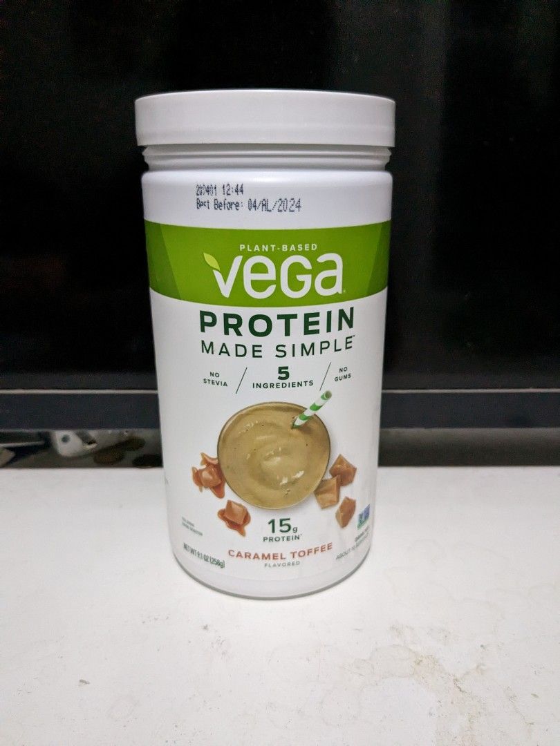 Vega Protein Powder Vegan Protein Caramel Toffee Plant Based, Health ...