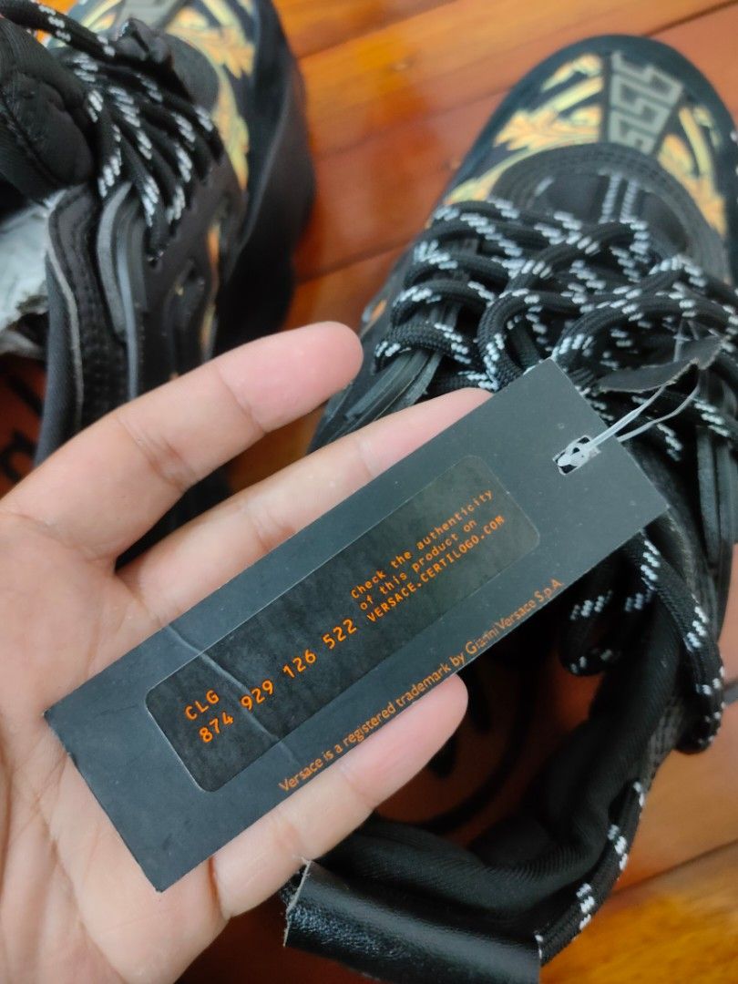 Versace Chain Reaction chunky sneakers, Men's Fashion, Footwear ...