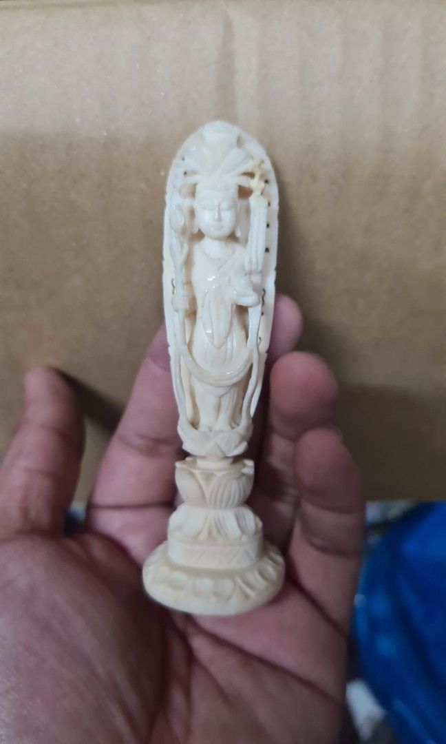 Vintage Old Chinese Ivory Carving Ivory Sculpture On Carousell