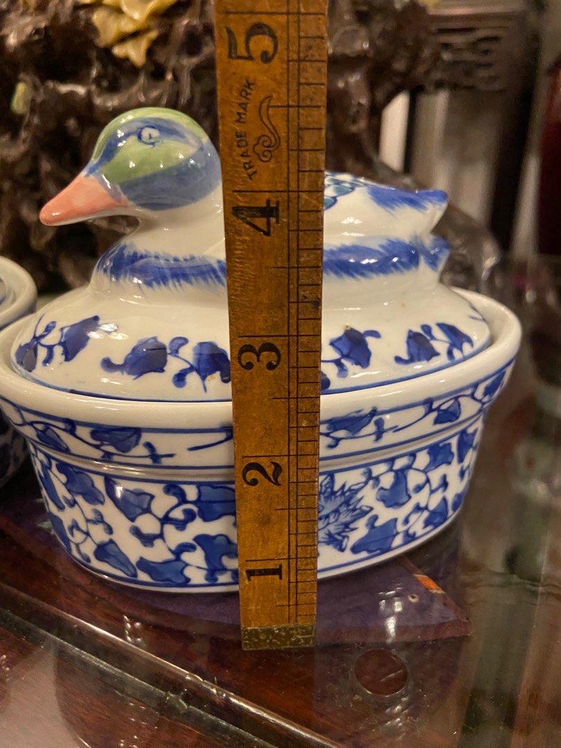 Vintage duck lid container, Hobbies & Toys, Memorabilia & Collectibles ...