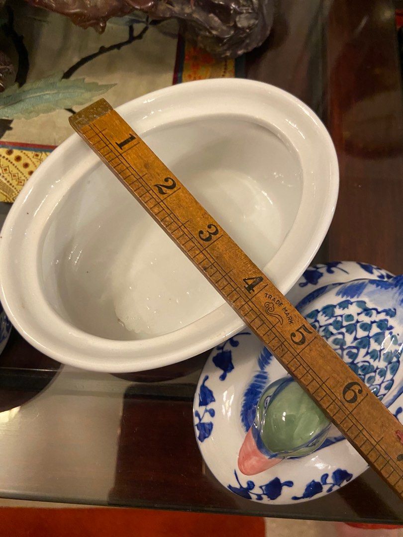 Vintage duck lid container, Hobbies & Toys, Memorabilia & Collectibles ...