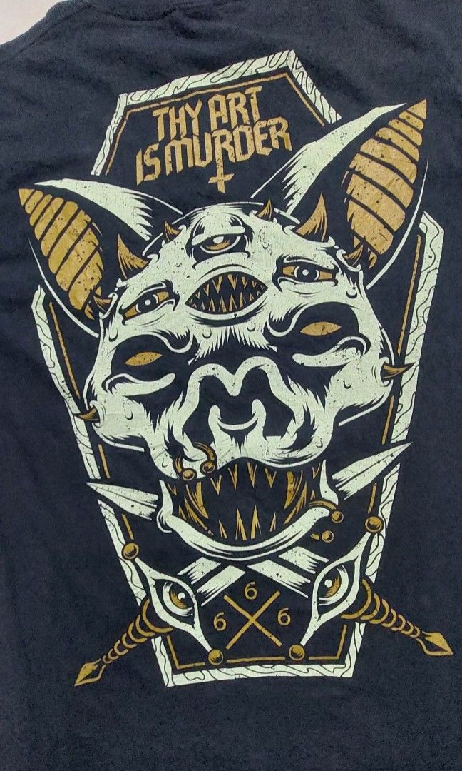 Vtg thy art is murder band, Men's Fashion, Tops & Sets, Tshirts & Polo ...
