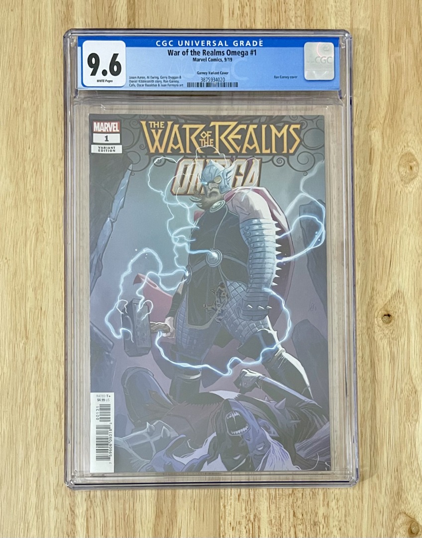 War Of The Realms Omega #1 CGC 9.6 White Pages - Garney Variant - JANE ...