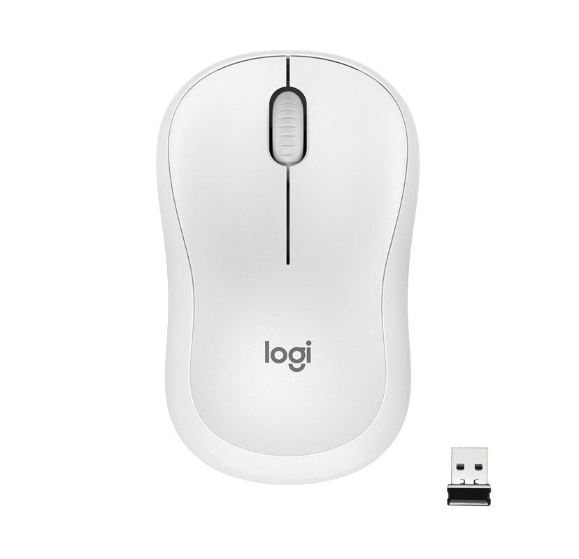 (White) Logitech M220 Silent Wireless Mouse, 2.4 GHz with USB Receiver ...