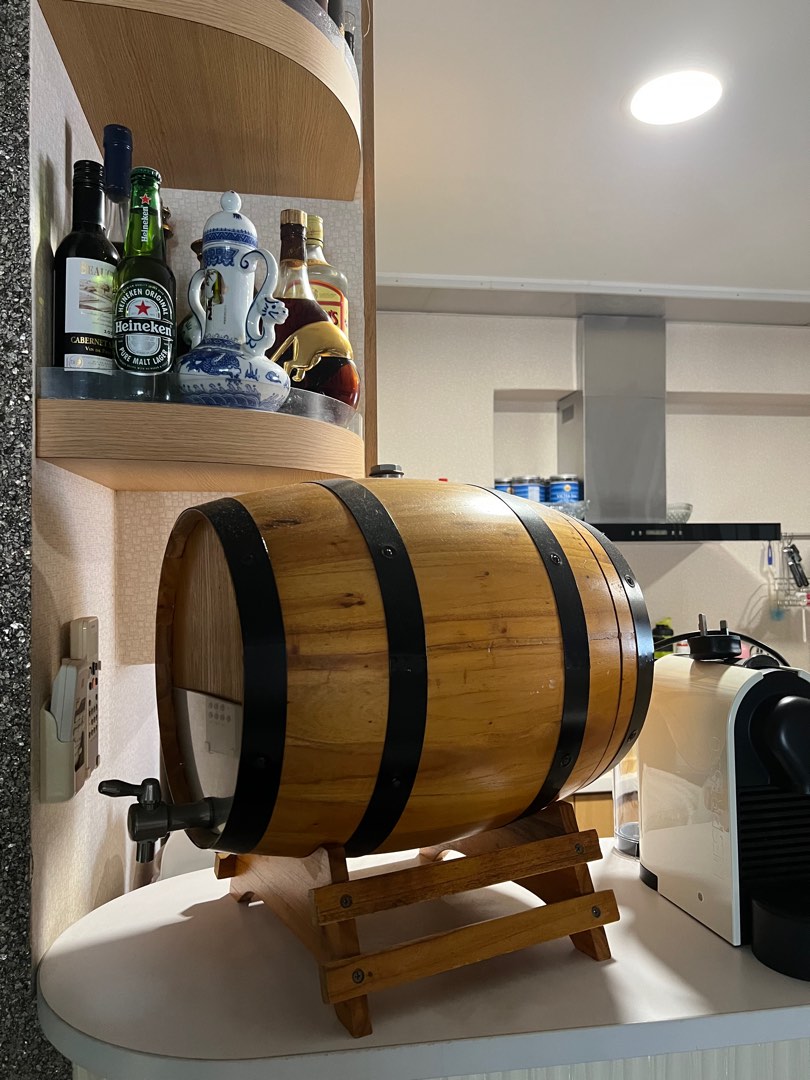 Wooden Beer Drum, Furniture & Home Living, Home Decor, Other Home Decor ...