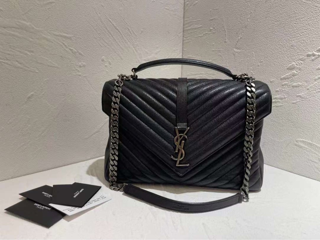 YSL college bag, Women's Fashion, Bags & Wallets, Shoulder Bags on ...