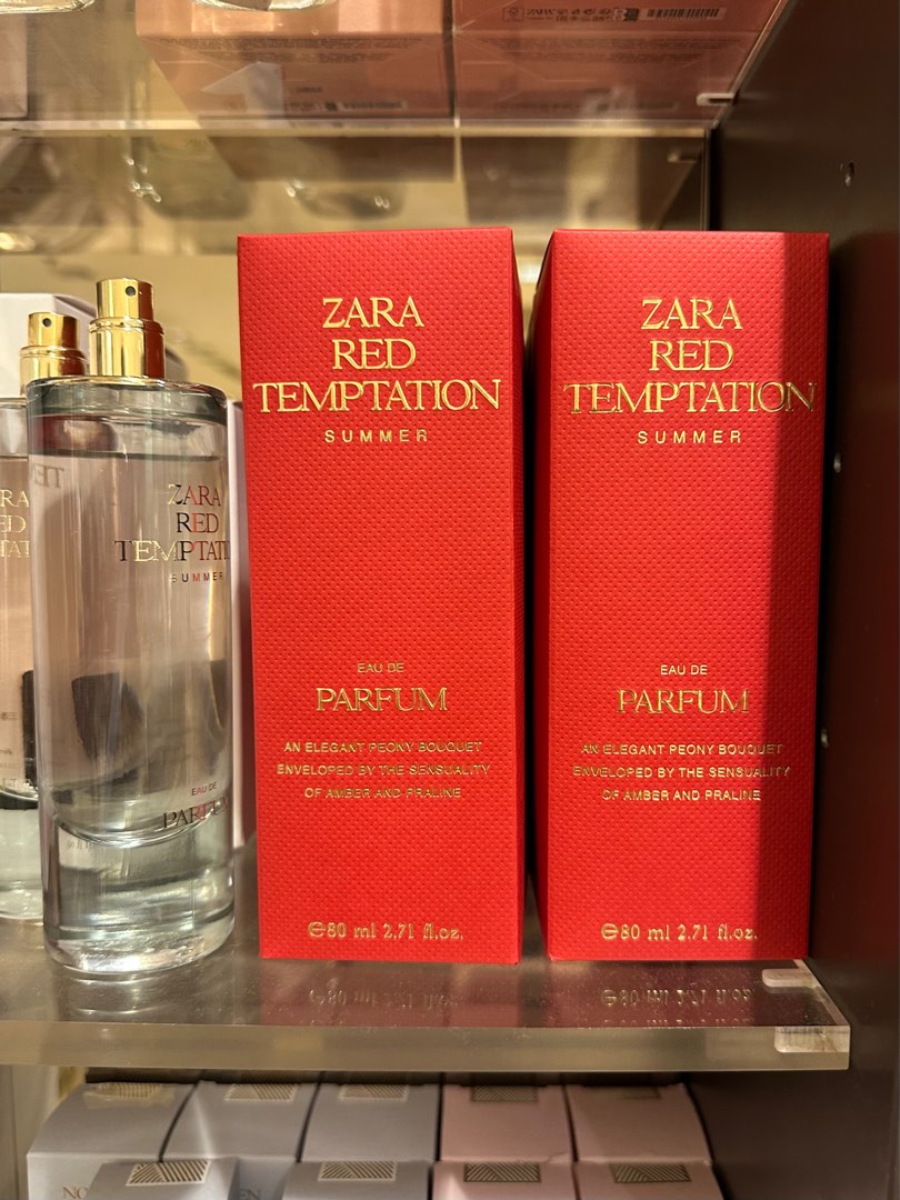 Zara Red Temptation Summer, Beauty & Personal Care, Fragrance ...