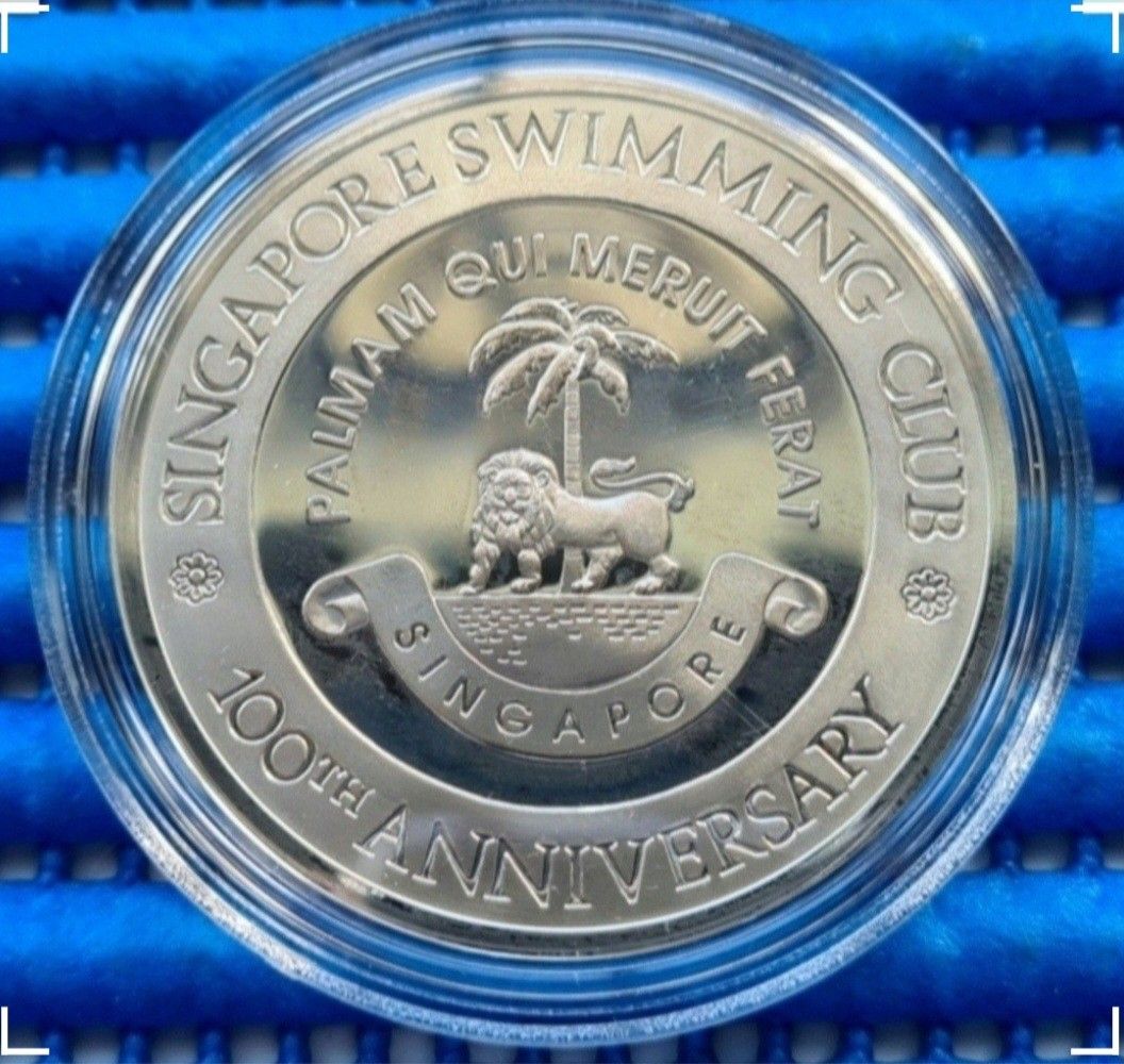 1895-1994 Singapore Swimming Club 100th Anniversary Commemorative ...