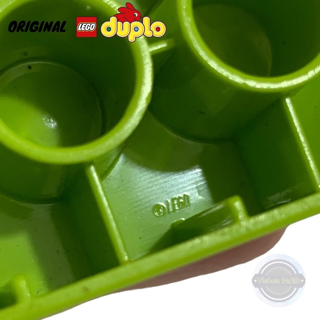 2. LEGO DUPLO BRICK PARTS #2302 - 2 x 3 SLOPE CURVED, Hobbies & Toys ...