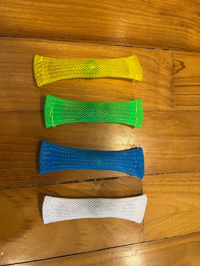 4 different colored Marble And Mesh Fidgets, Hobbies & Toys, Toys ...
