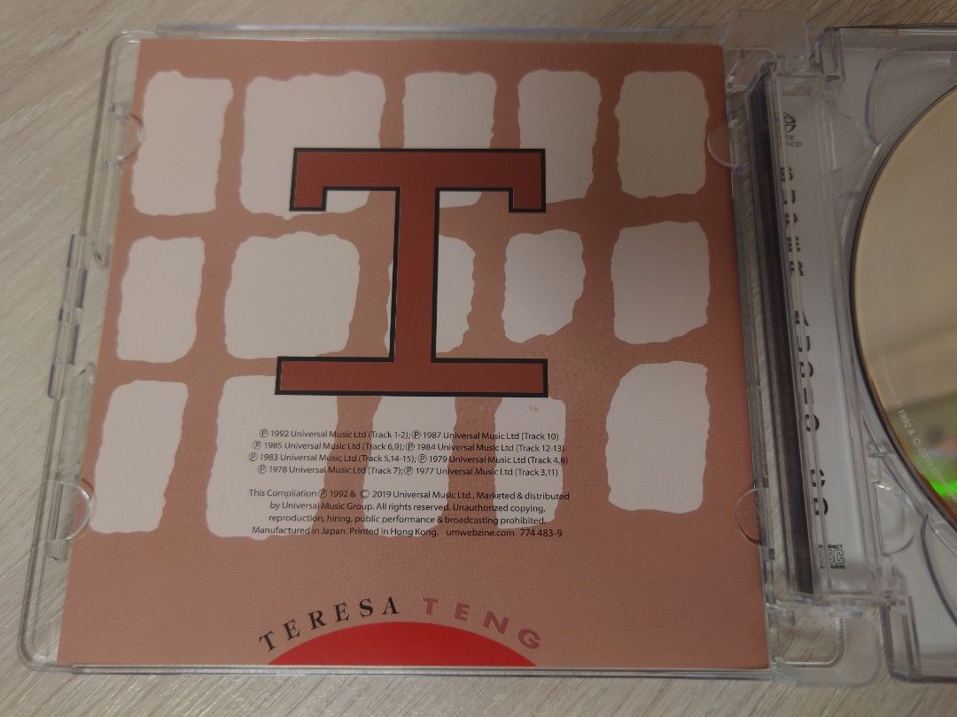 鄧麗君 難忘的 SACD Manufactured in Japan 歌書/唱碟/彷如全新 珍藏完美品, 興趣及遊戲, 音樂、樂器 & 配件 ...