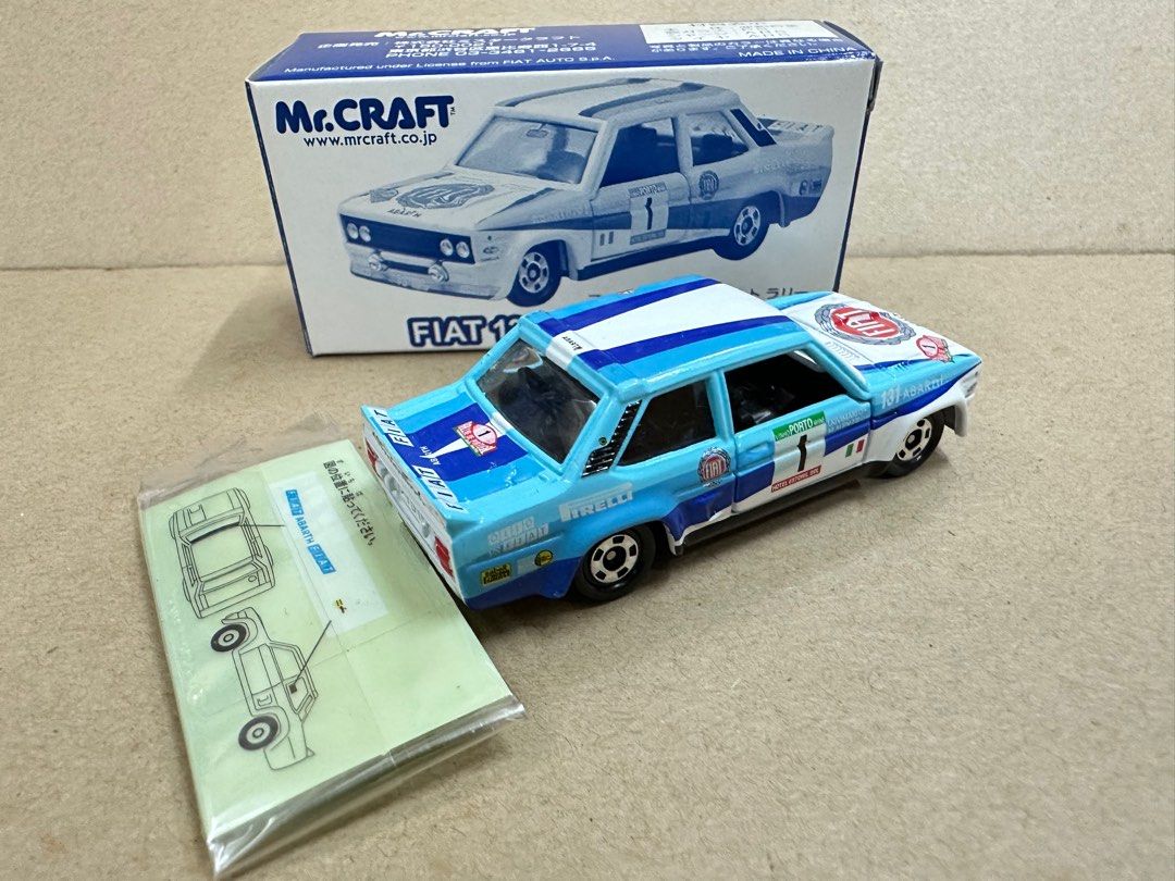 絕版 Tomica 車仔 Mr craft Tomica fiat 131 abalth rally version diecast toy ...