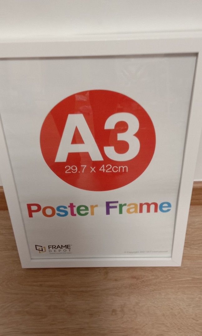 A3 size photo frame, bought from Spotlight., Furniture & Home Living ...