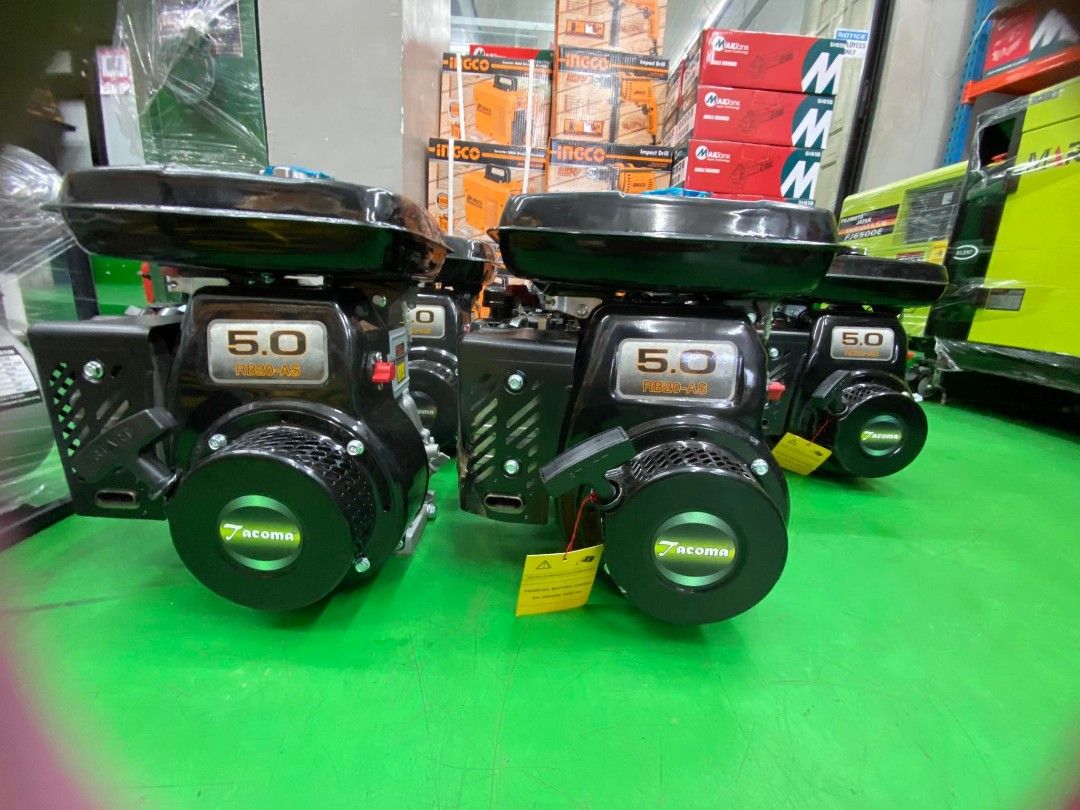 A frame cement mixer w/tacoma engine Robin type 5Hp, Commercial ...