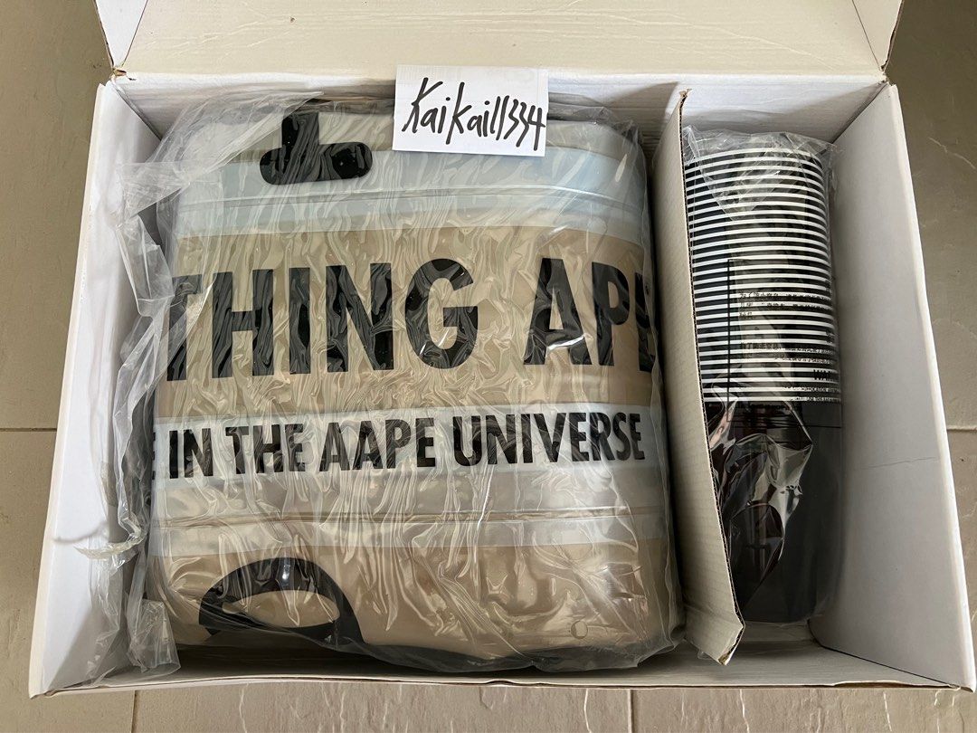 AAPE Beer Pong Set, inflatable Floating Bed, Men's Fashion, Activewear on Carousell