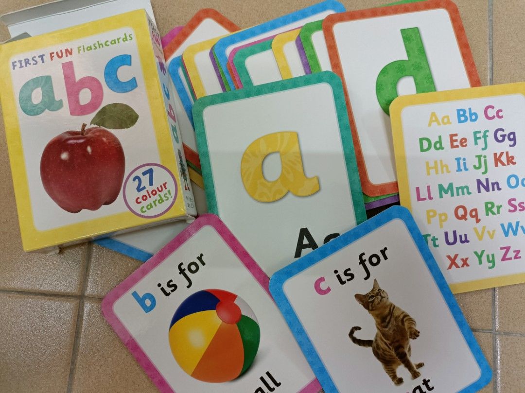 ABC Flashcards, Hobbies & Toys, Toys & Games on Carousell