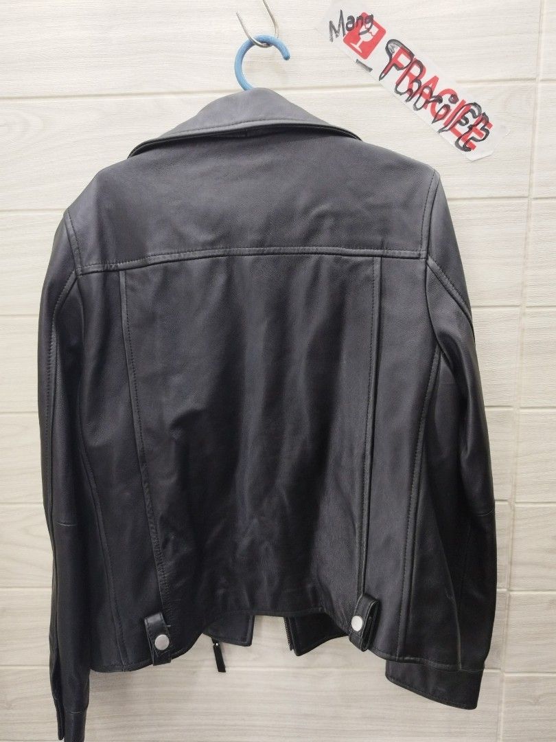ADD by NICE CLAUP LEATHER JACKET on Carousell