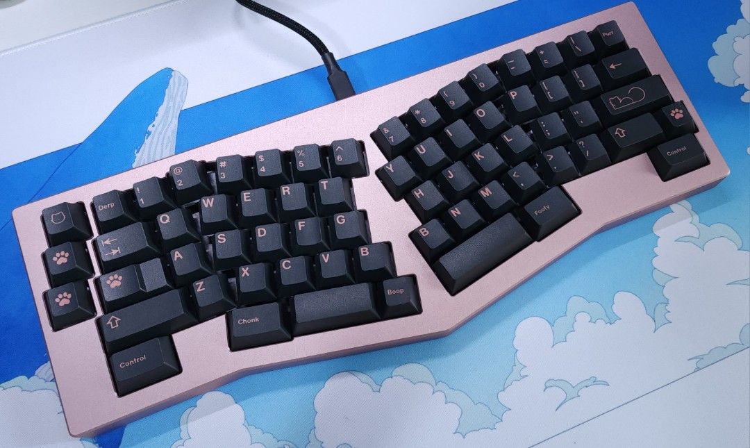 AEBoards Praxis with GMK Pono Custom Mechanical Keyboard (Alice layout ...