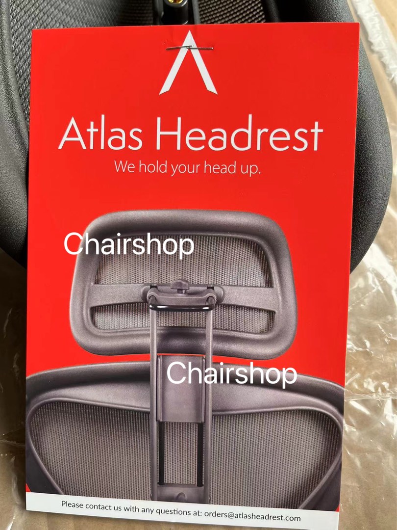 Atlas Headrest for aeron Herman Miller, 傢俬＆家居, 傢俬, 椅子 - Carousell