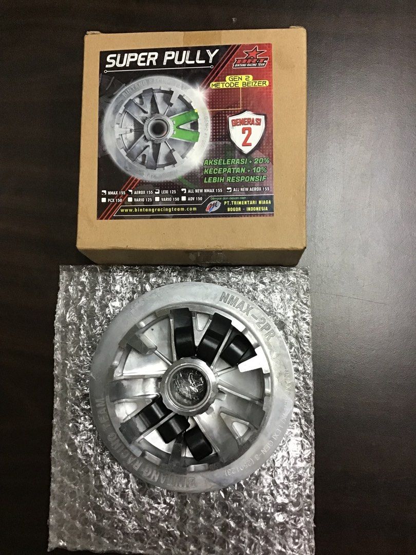 Aerox/Nmax BRT Racing CVT Super pulley set, Motorcycles, Motorcycle ...