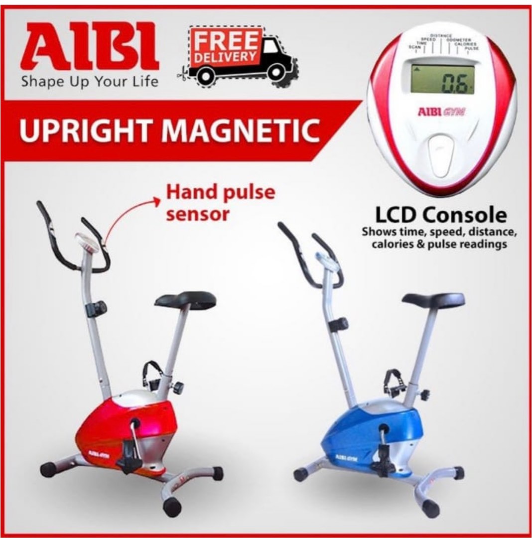 AIBI Upright Exercise bike, Sports Equipment, Exercise & Fitness, Cardio & Fitness Machines on ...