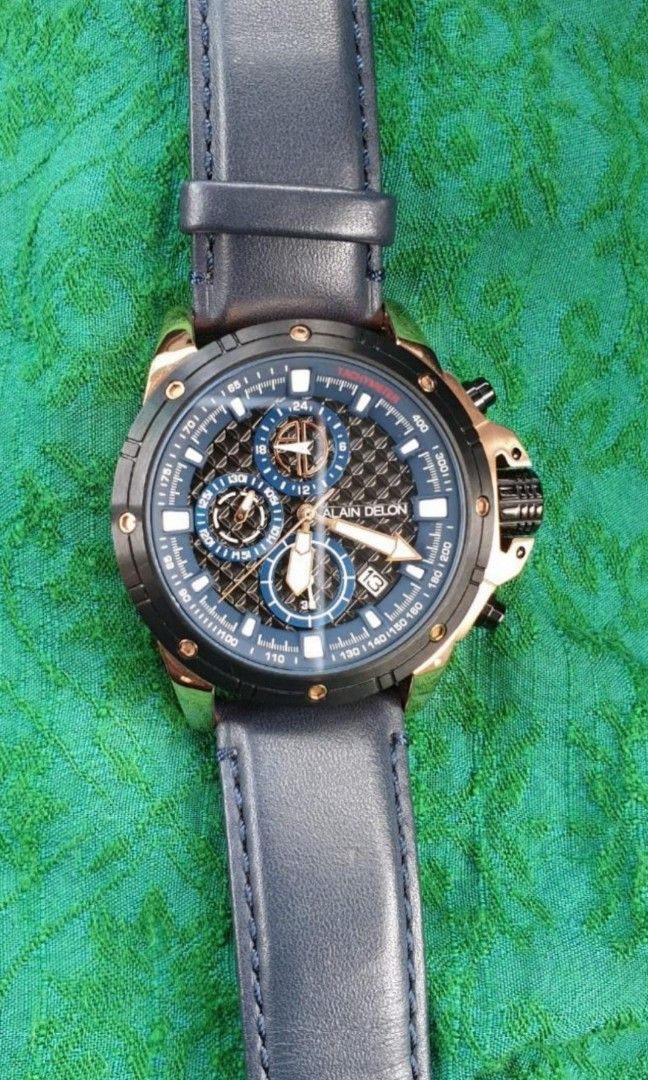Alain Delon Watch Raya Special, Men's Fashion, Watches & Accessories ...