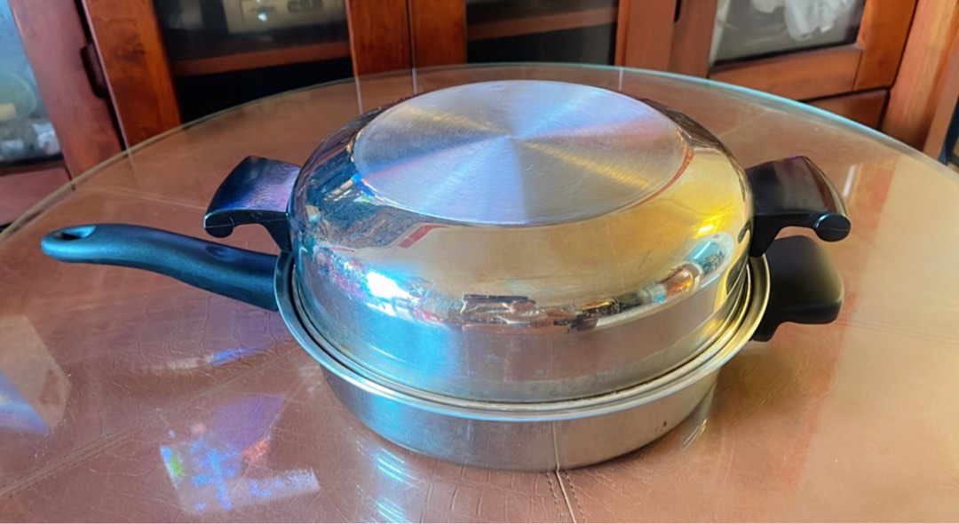 Amway Queen Multi Ply 18 / 8 Stainless Pan Wok, TV & Home Appliances ...
